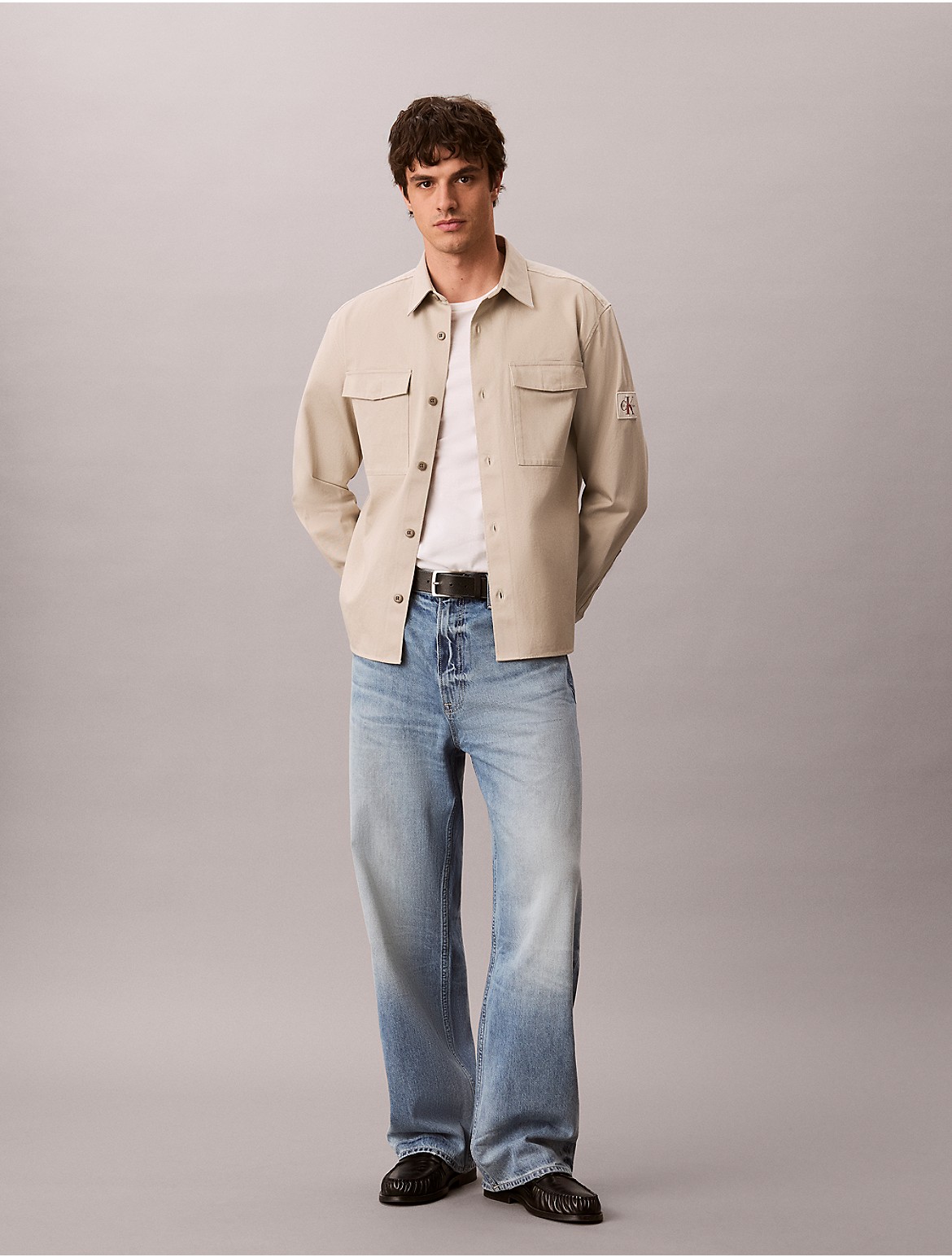 CALVIN KLEIN calvin klein utility chino relaxed overshirt